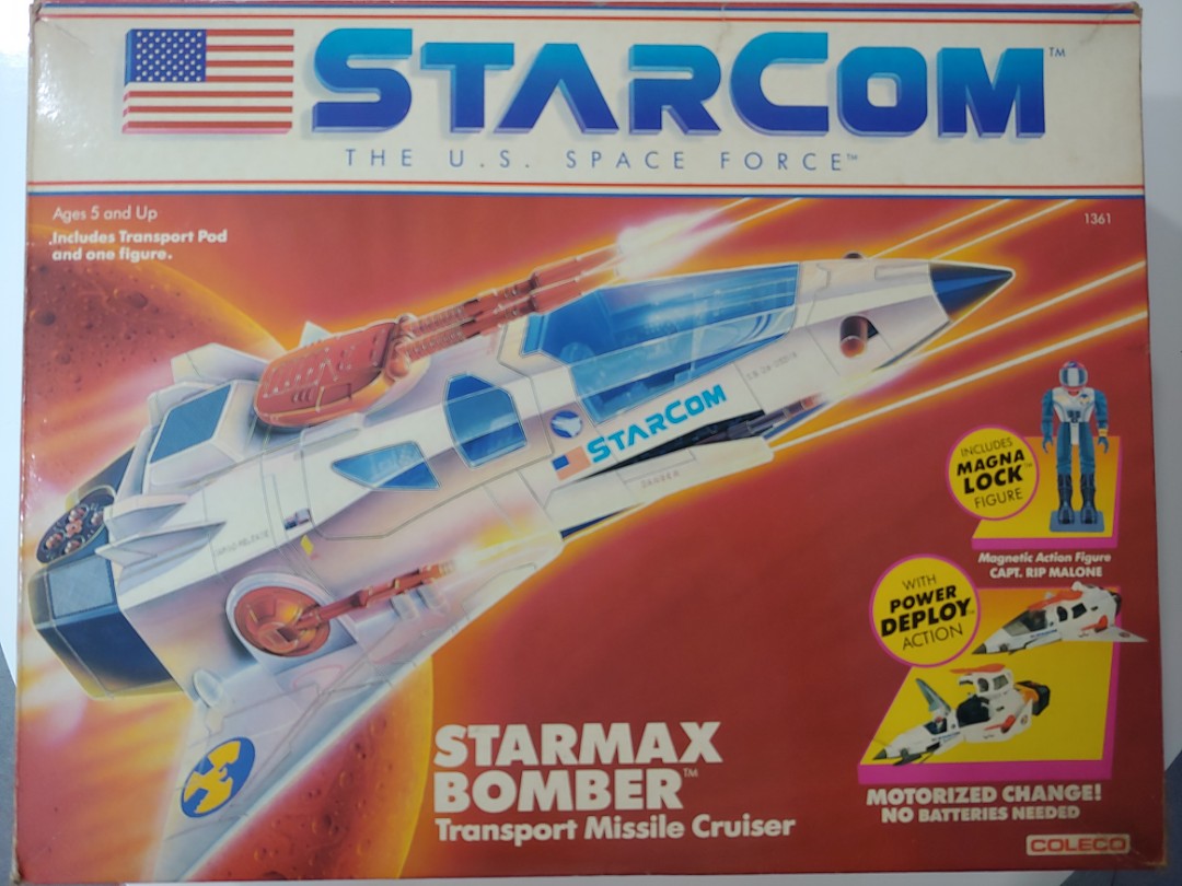 Vintage Starcom Starmax Bomber Transport Missile Cruiser, Hobbies ...