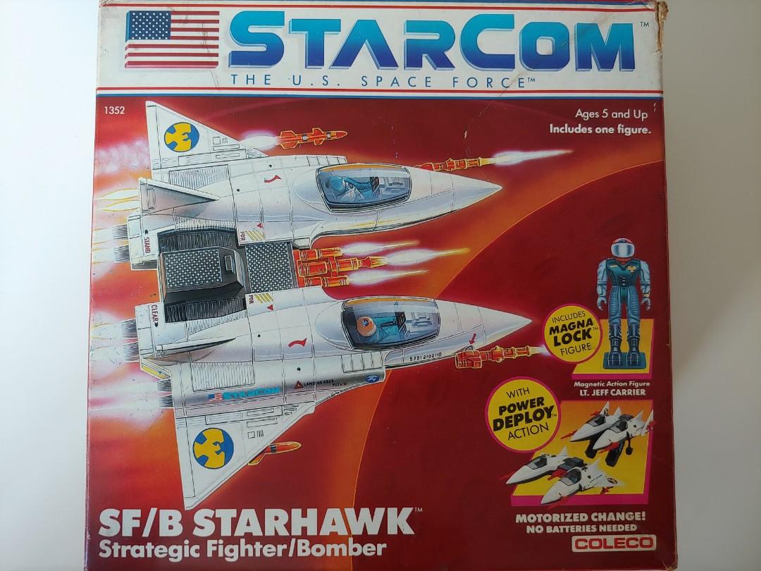 Vintage StarCom Strategic Fighter/Bomber STARHAWK, Hobbies & Toys, Toys ...