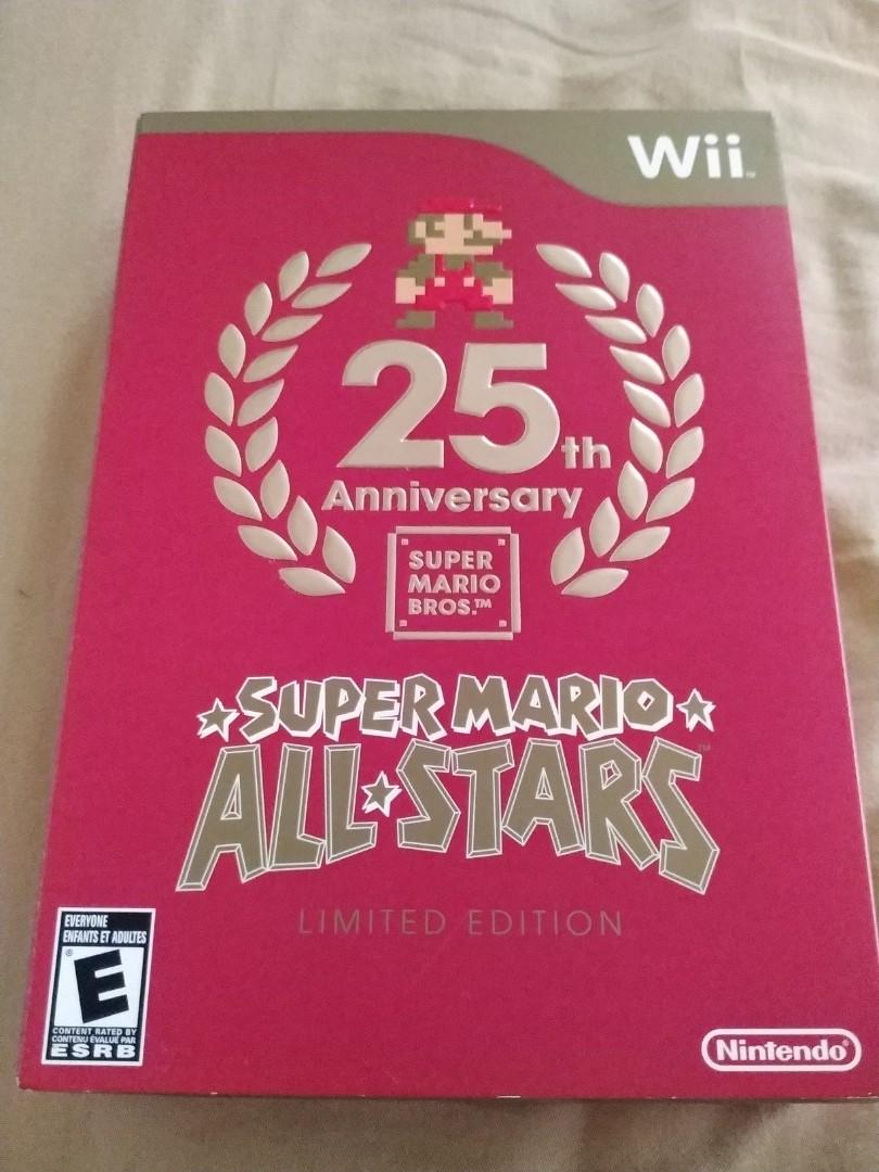 Wii Super Mario 25th Anniversary All Stars Limited Edition Game, Video ...
