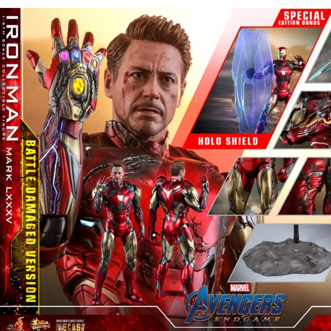 動漫 HOTTOYS全套 Full Set 訂單 (包括IRONMAN MK 85 戰損), 興趣及遊戲, 玩具 & 遊戲類 - Carousell
