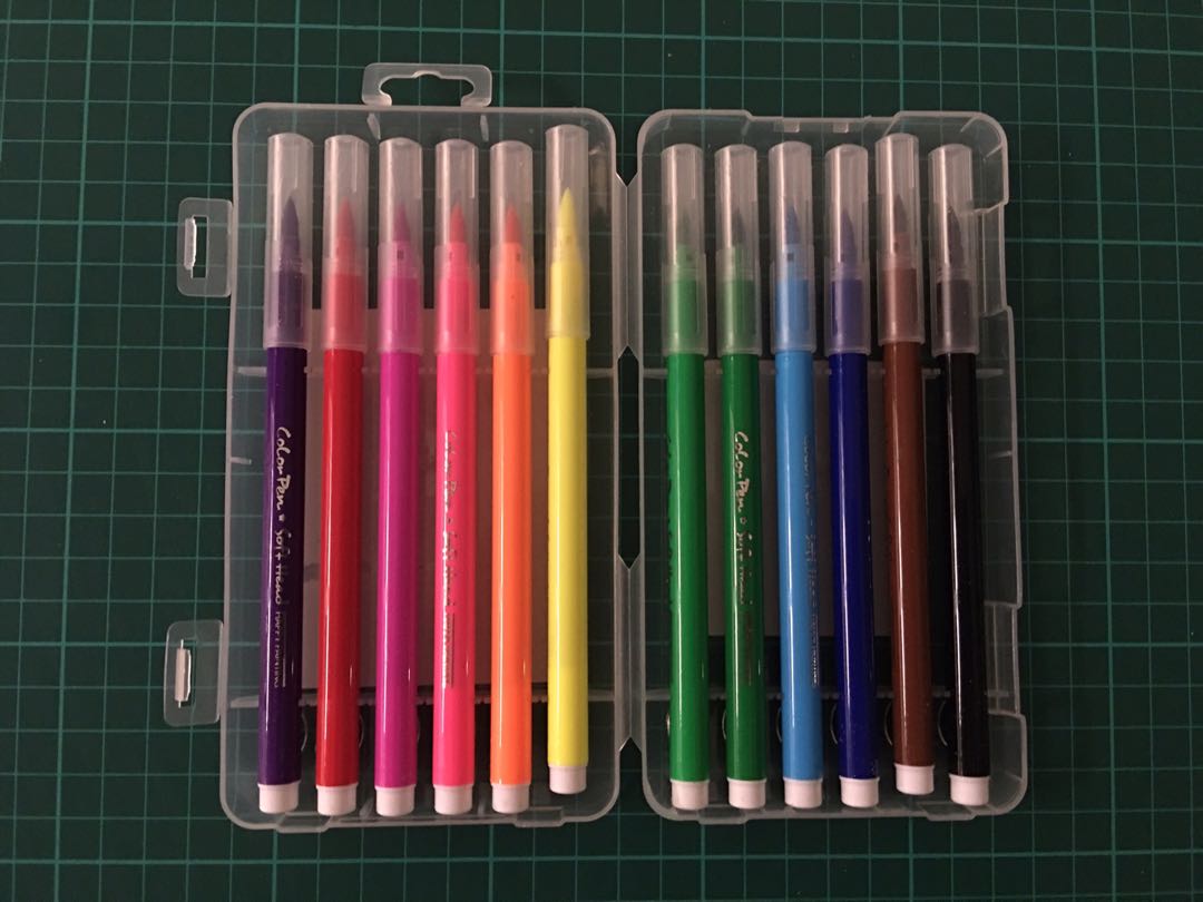 Calligraphy Markers Set of 12, Hobbies & Toys, Stationary & Craft ...