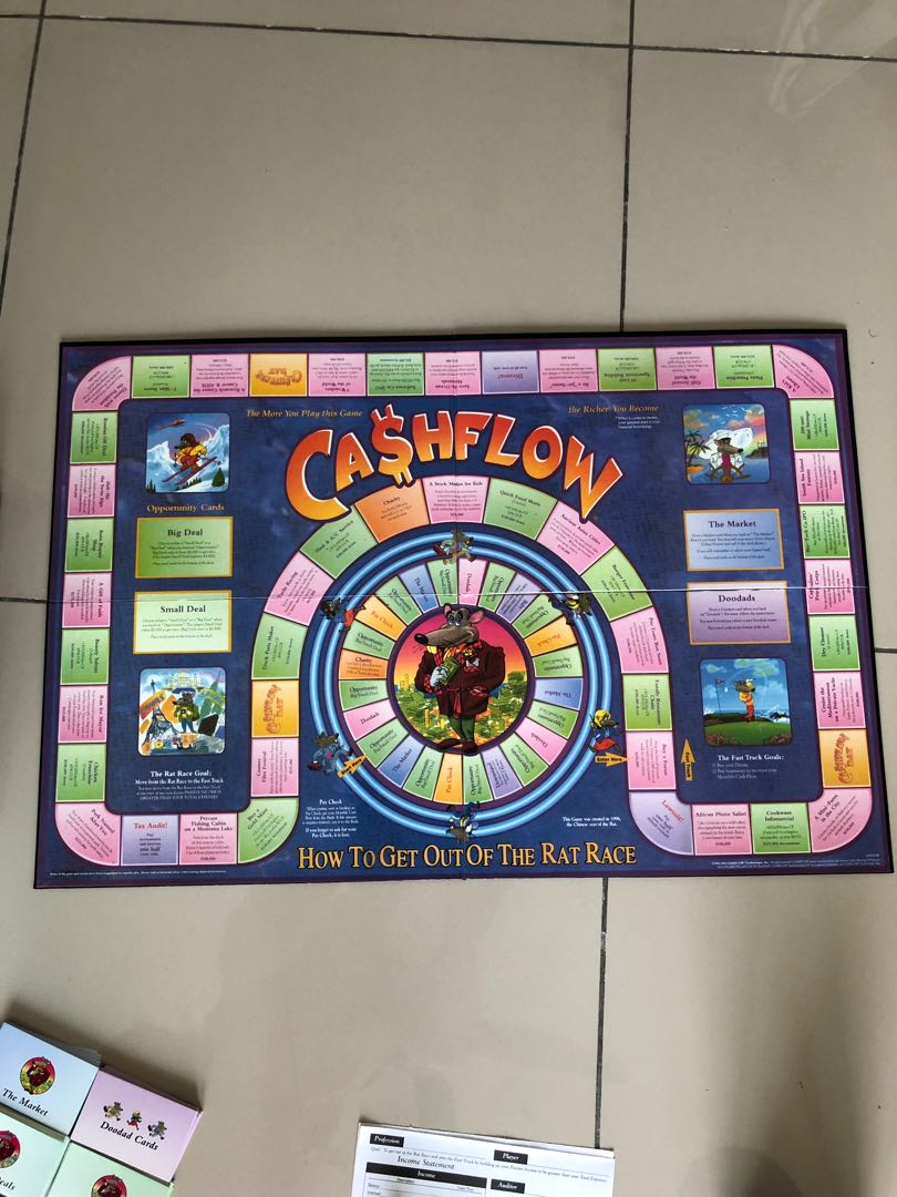 Cash Flow Board Game Rich Dad Poor Dad Hobbies And Toys Toys And Games