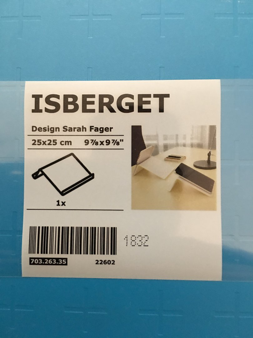 IKEA Isberget tablet stand, Computers & Tech, Parts & Accessories ...