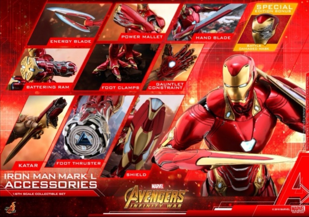 Iron man Mark L Accessories Special Edition, Hobbies & Toys, Toys ...