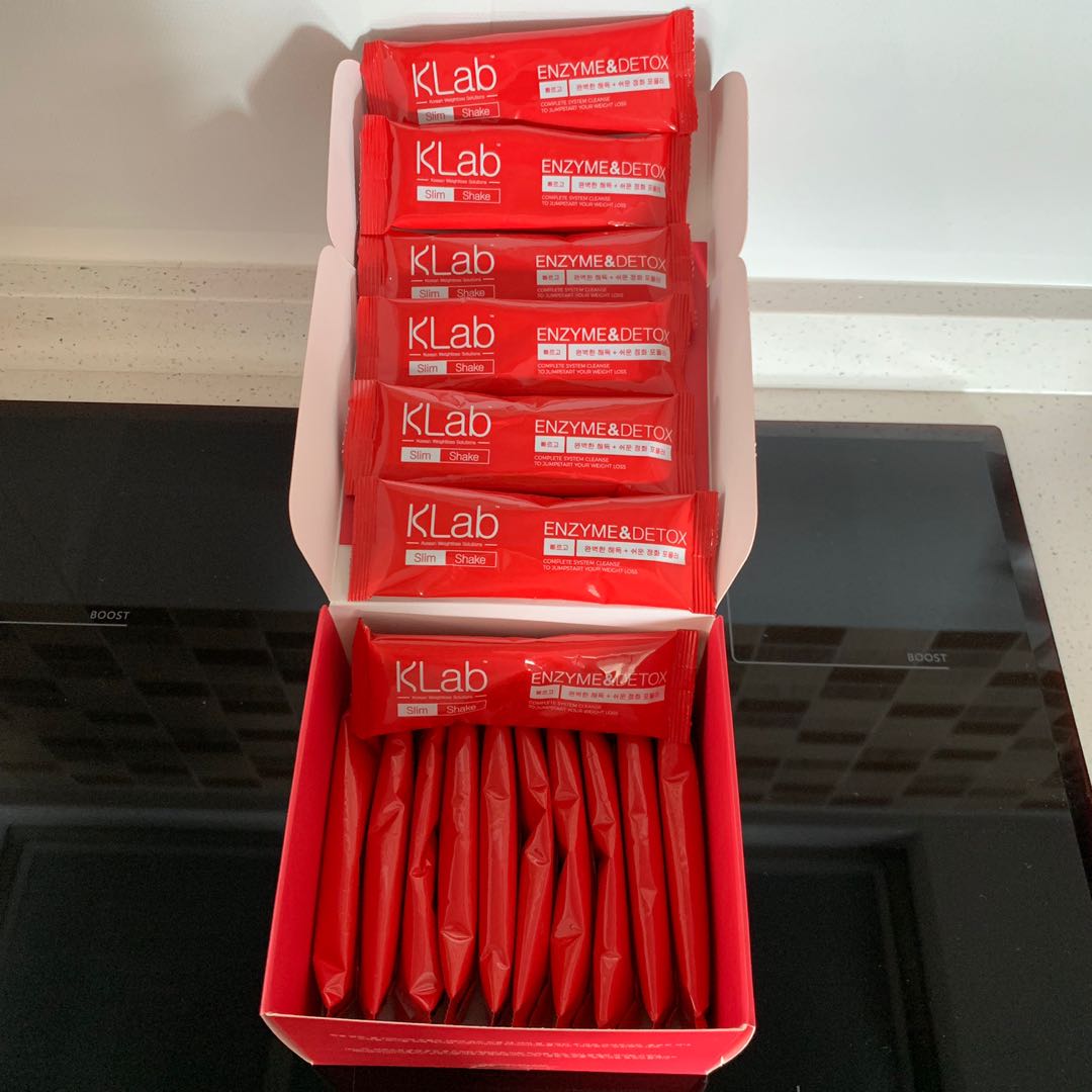 KLAB Slim Shake Smoothie Enzyme & Detox, Health & Nutrition, Health Supplements, Health Food ...