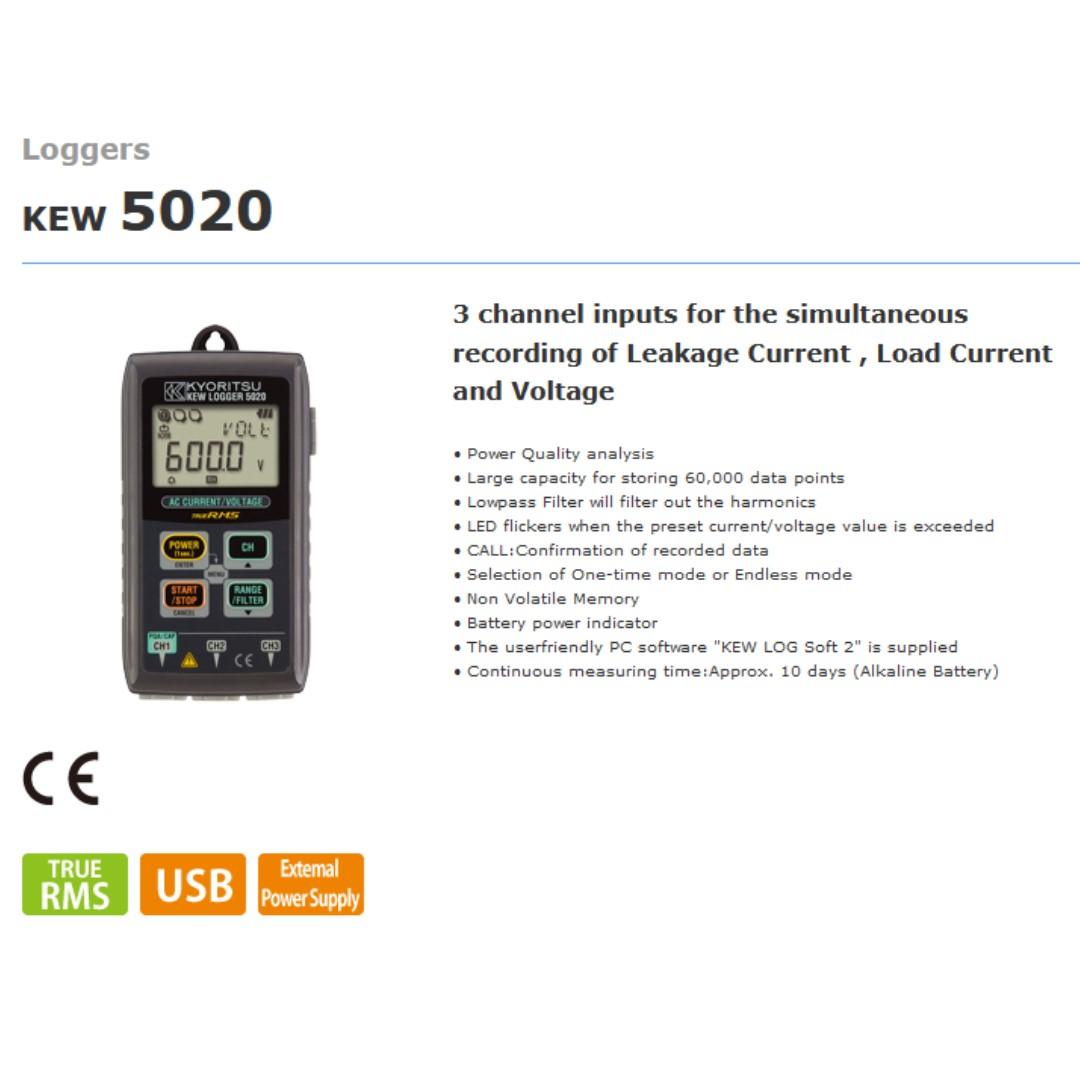 Kyoritsu Data Logger Model 5020, Furniture & Home Living, Cleaning ...