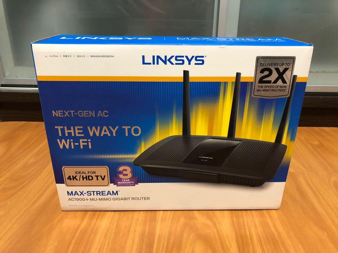 Linksys Router EA7500, Computers & Tech, Parts & Accessories ...