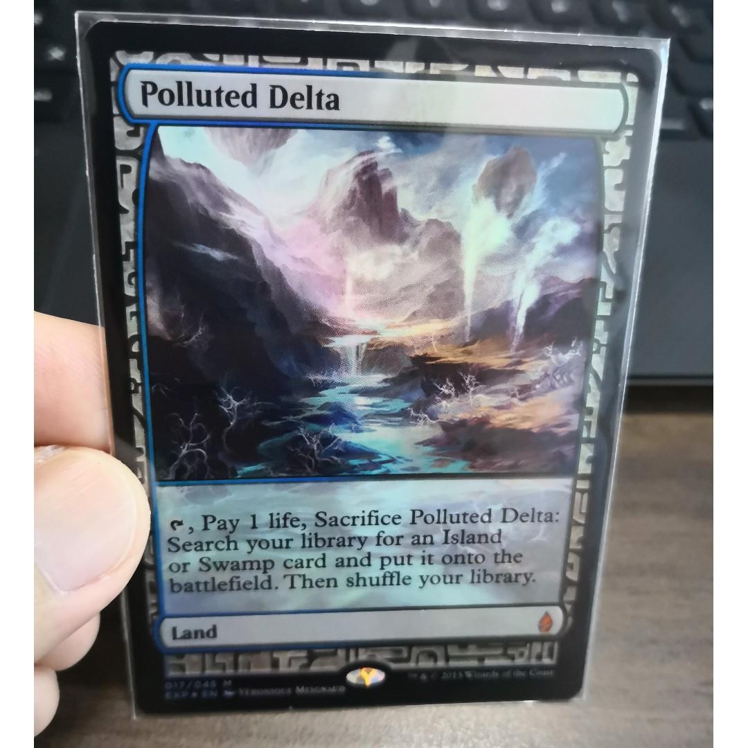 MTG Polluted Delta Expedition FOIL, Hobbies & Toys, Toys & Games on ...