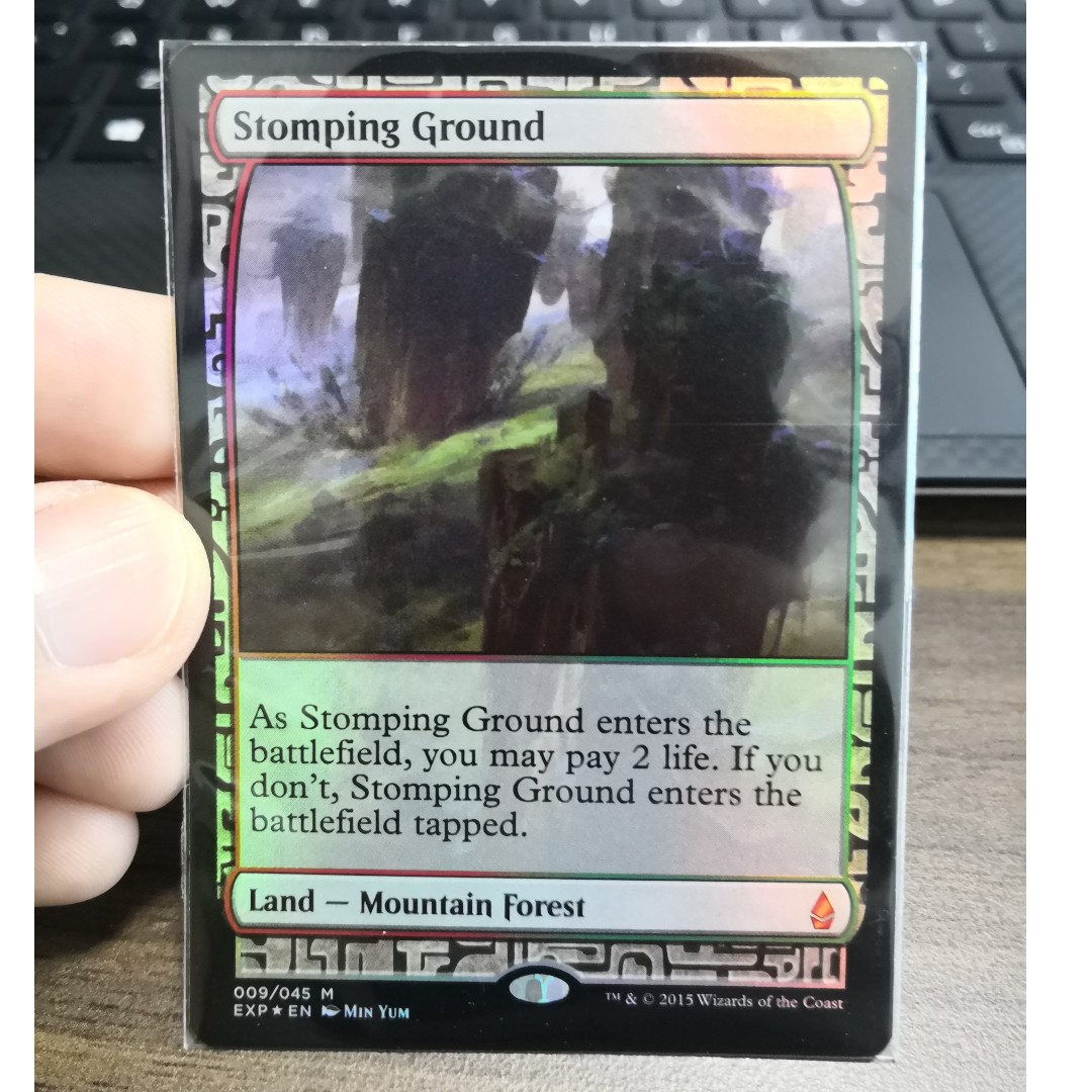 MTG Stomping Ground Expedition FOIL, Hobbies & Toys, Toys & Games on ...