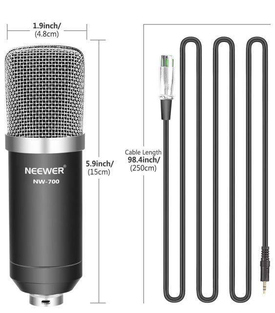 Neewer FO1000689R NW-700 mic, Everything Else on Carousell