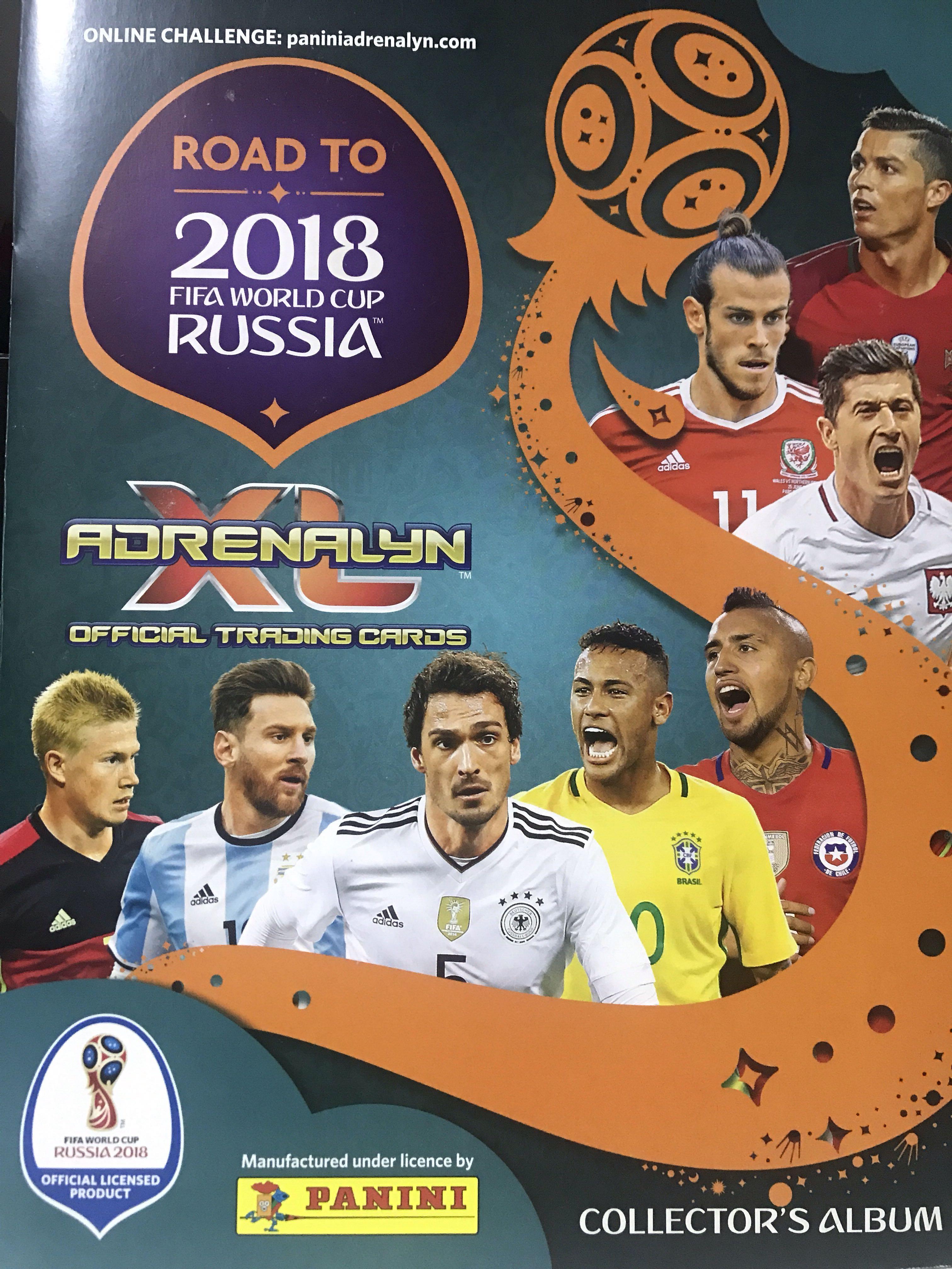 PANINI Road To 2018 Fifa World Cup RUSSIA Collectors Card, Hobbies ...