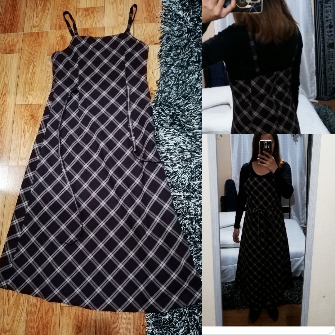 pinafore dress inner not included, Women's Fashion, Dresses & Sets ...