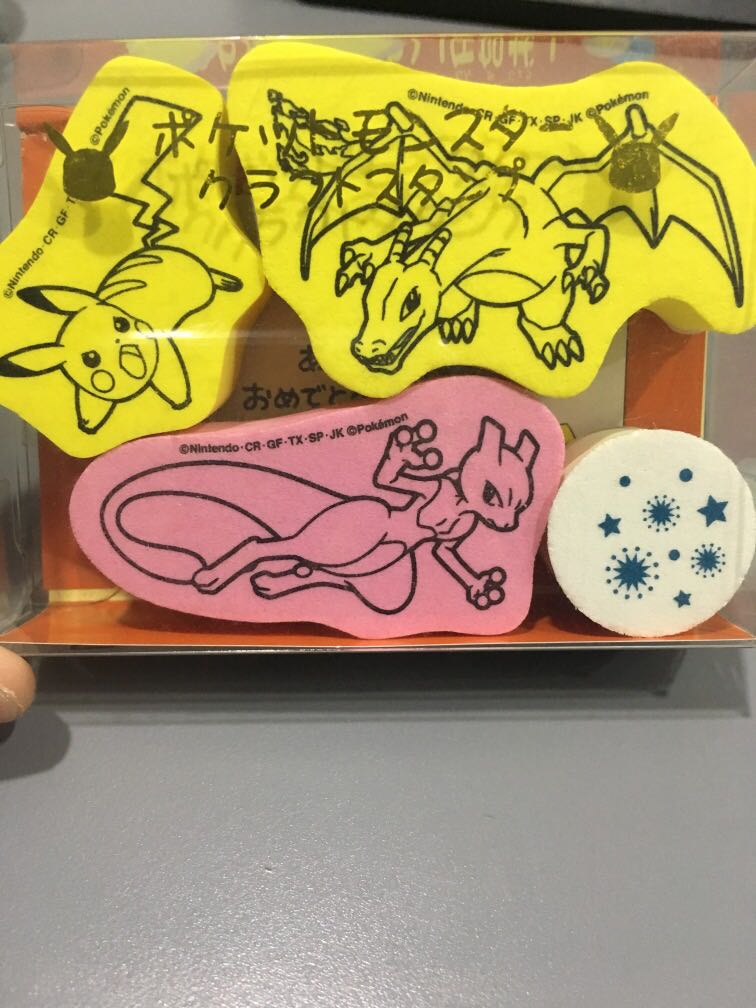 Pokemon stamp set, Hobbies & Toys, Stationery & Craft, Craft Supplies ...