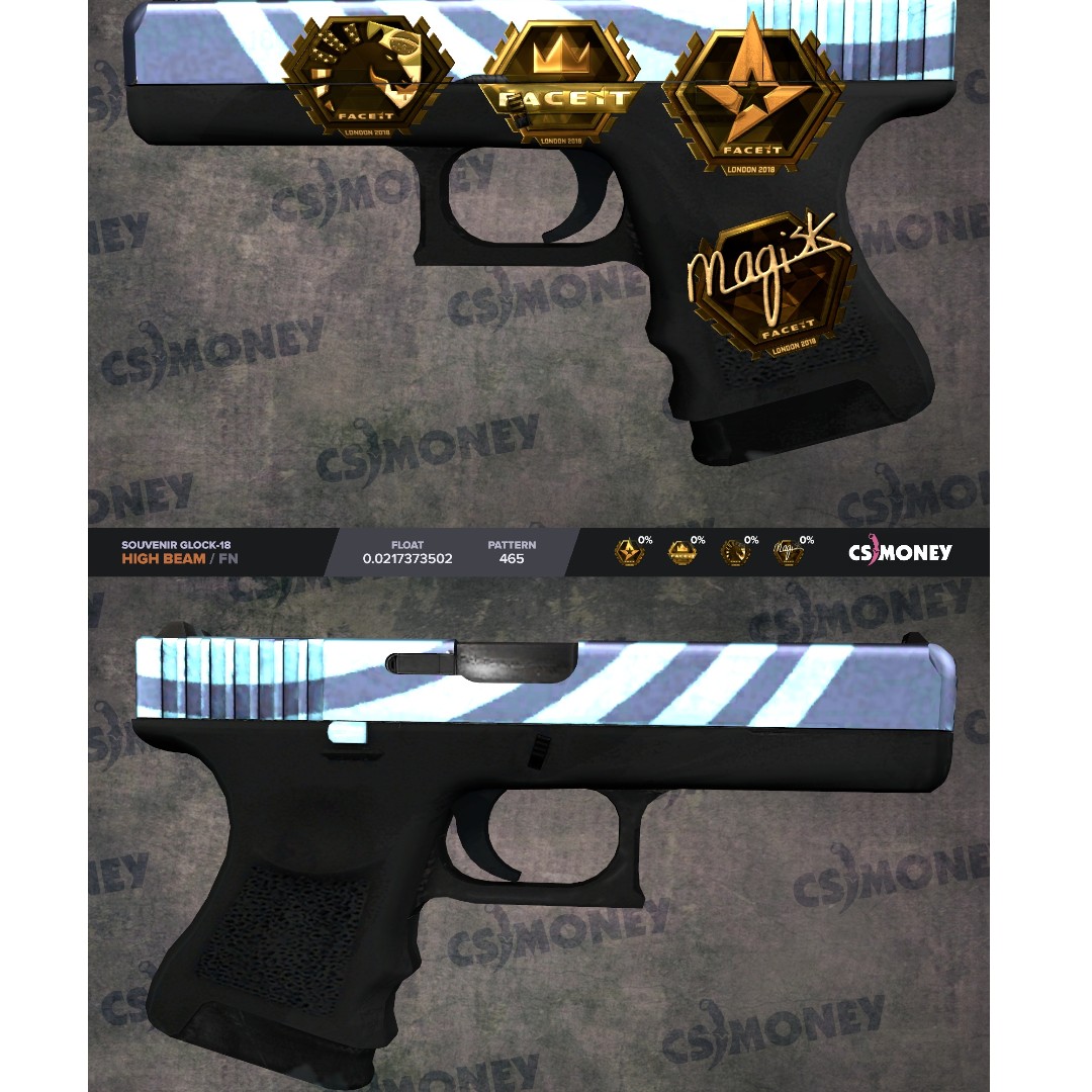 Souvenir Glock-18 | High Beam (Factory New), Video Gaming, Gaming ...