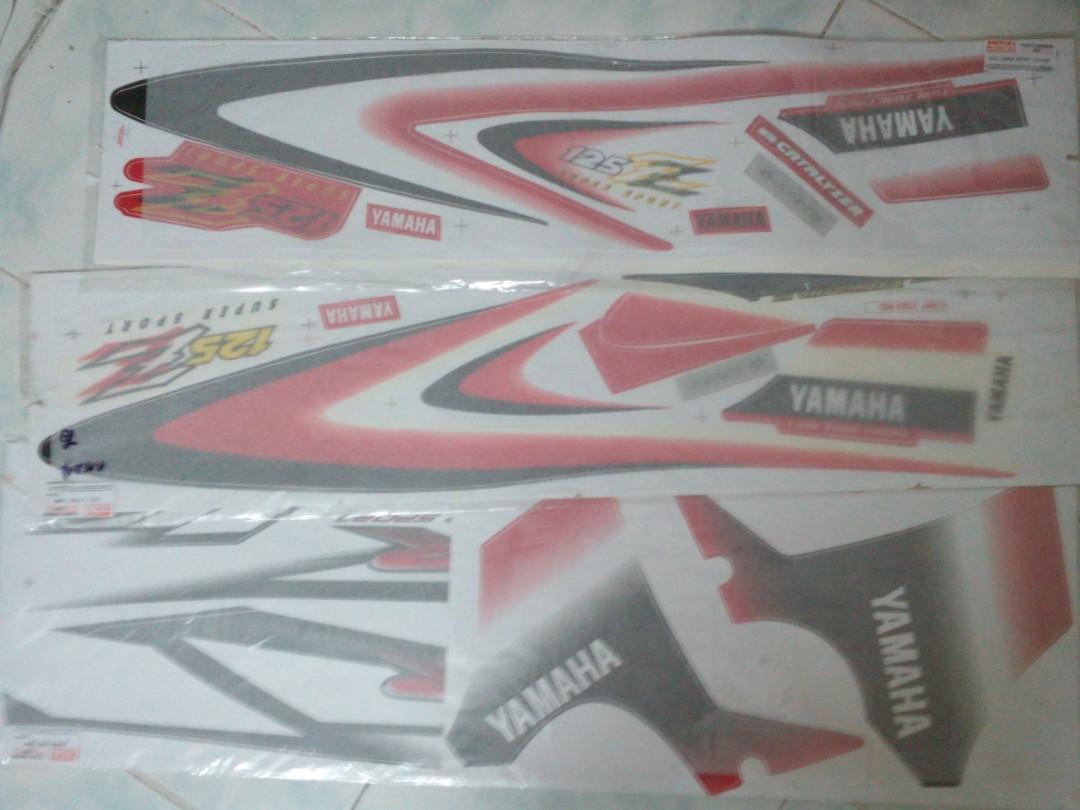 Sticker merah skala / robot / gp / bata r chrome carbon / sabit / cili ...