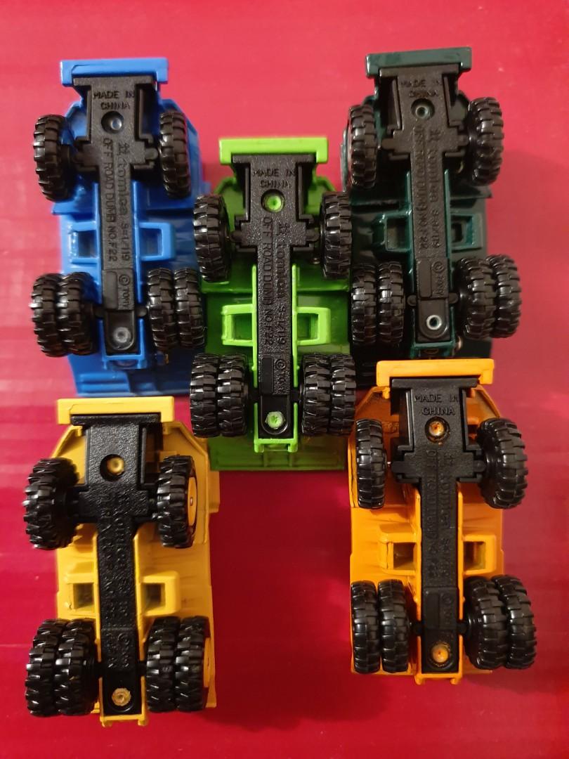Takara Tomy Tomica F22 102 Terex Off Road Dump Truck Set Of 5 Hobbies And Toys Toys And Games On