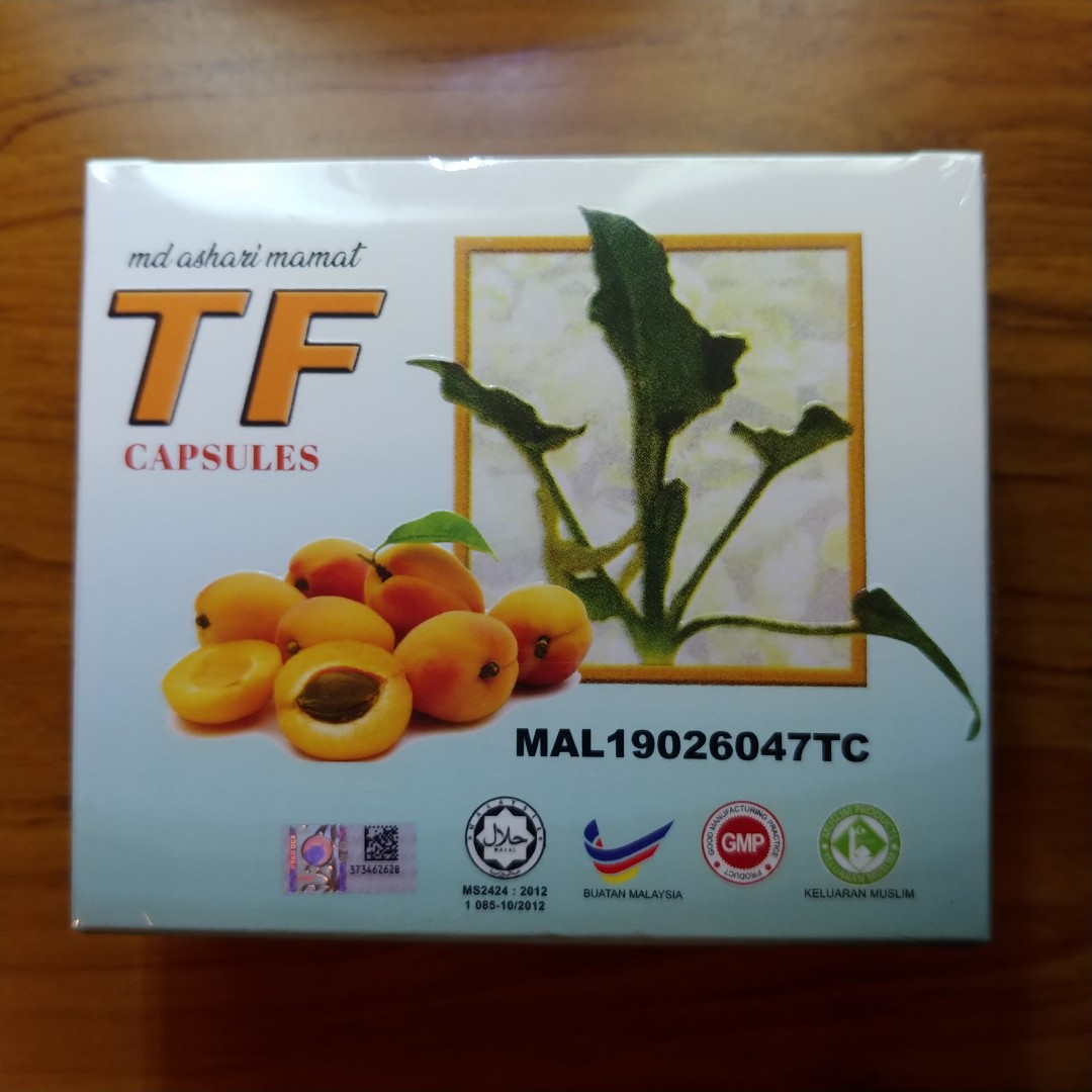 TF Capsule Keladi Tikus Plus Aprikot, Health & Nutrition, Health ...