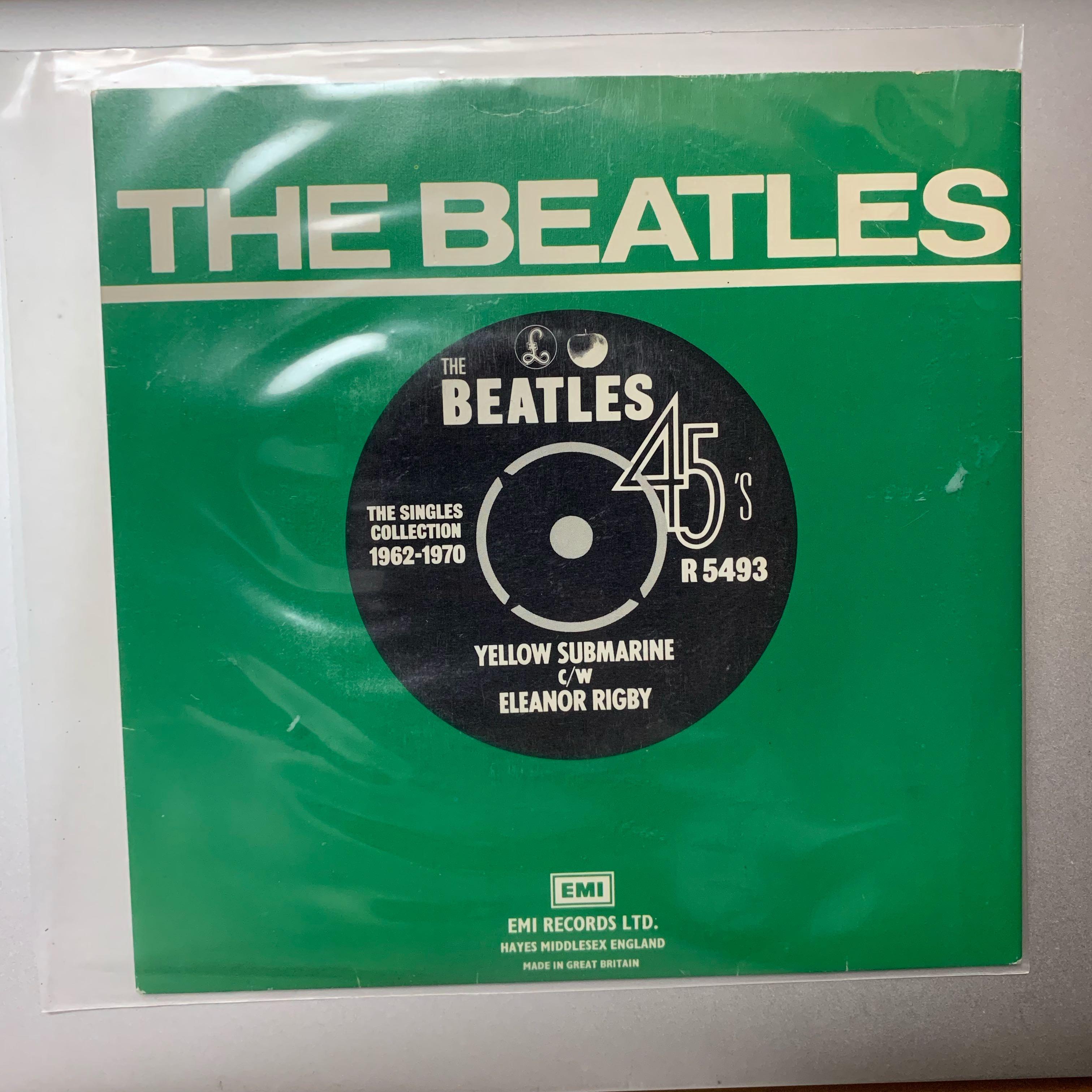 Beatles vinyl record 45’s, Hobbies & Toys, Music & Media, Vinyls on ...