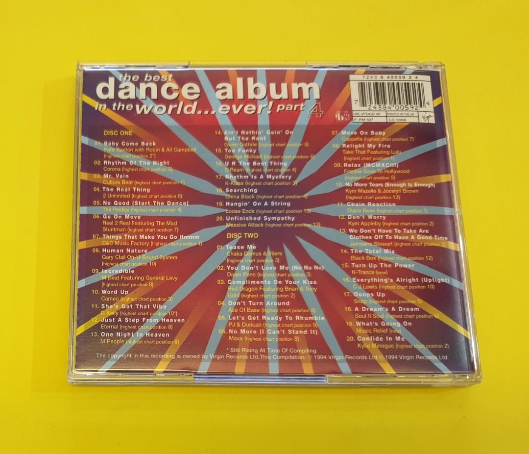 The Best Dance Album In The World...Ever! Part 4. A 2 CD Set, 40 Tracks ...