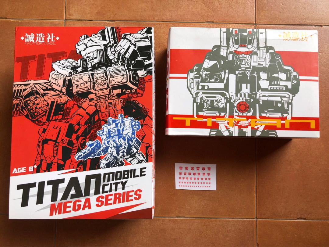 Transformers Master Made Mastermade - SDT- 01 SDT01 Titan Mobile City ...