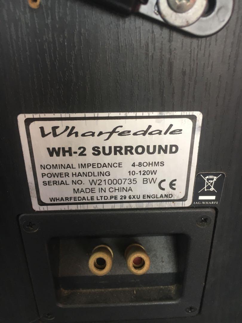 Wharfedale WH-2 Surround speaker, Audio, Soundbars, Speakers ...