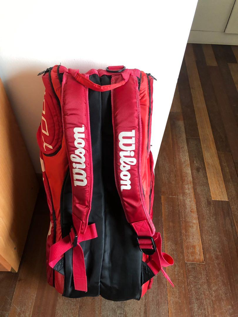 Wilson tennis bag, Sports Equipment, Sports & Games, Racket & Ball ...