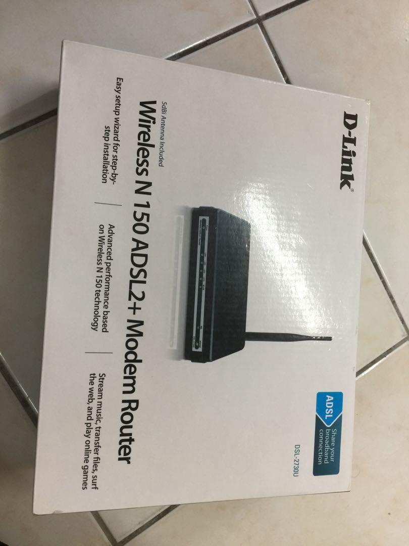 Wireless N 150 ADSL2+ Modem Router, Computers & Tech, Parts ...