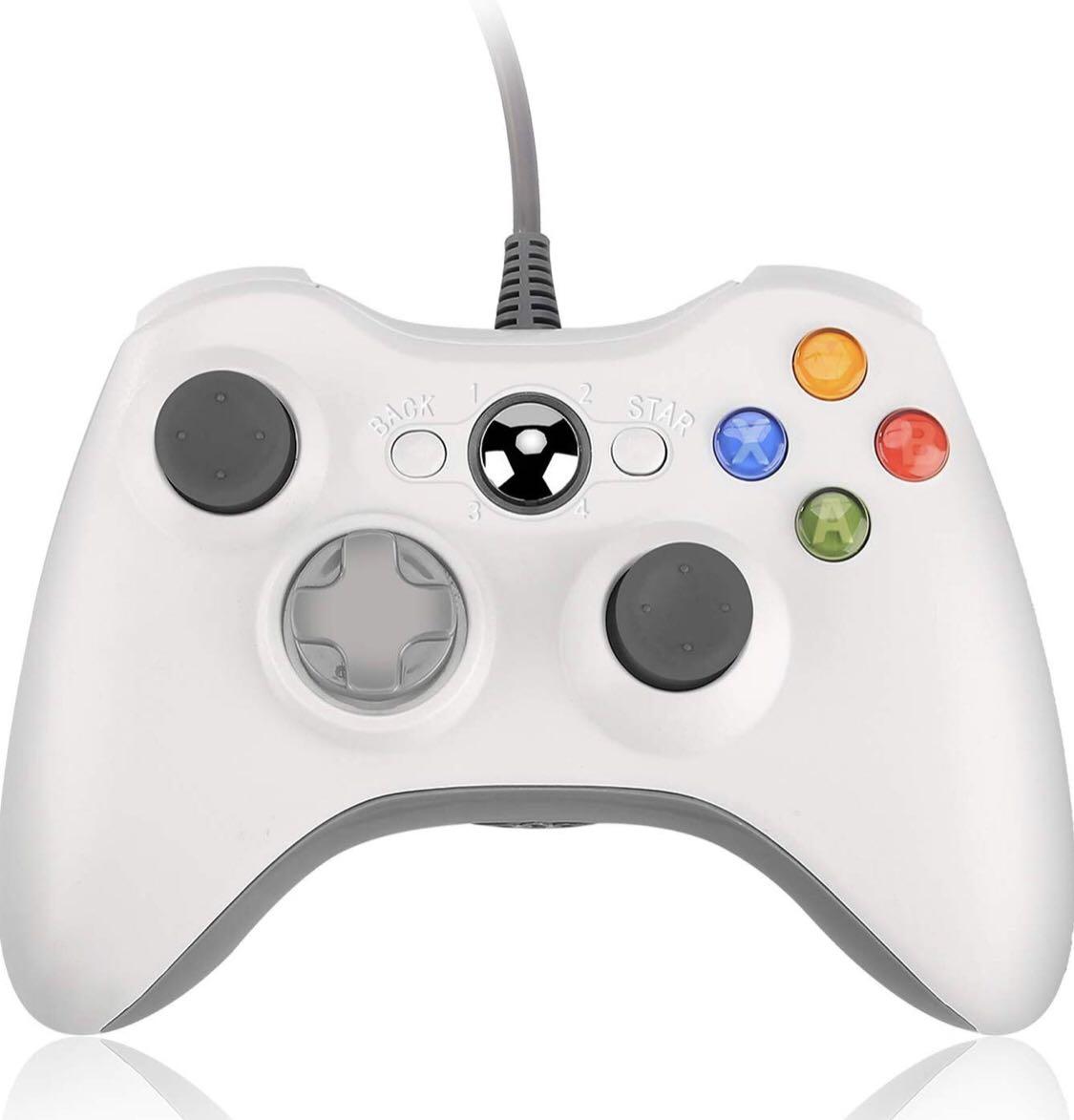 Xbox 360 USB Wired Game Controller (Black), Video Gaming, Gaming ...