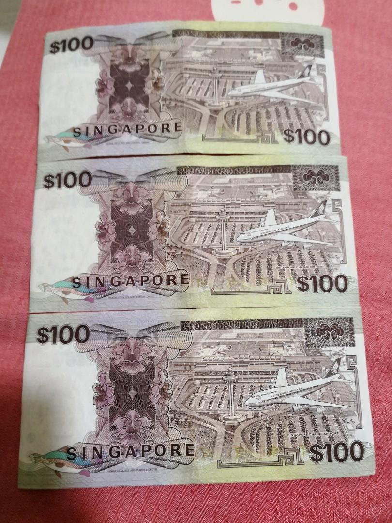 100 dollars Singapore notes, Hobbies & Toys, Memorabilia & Collectibles ...