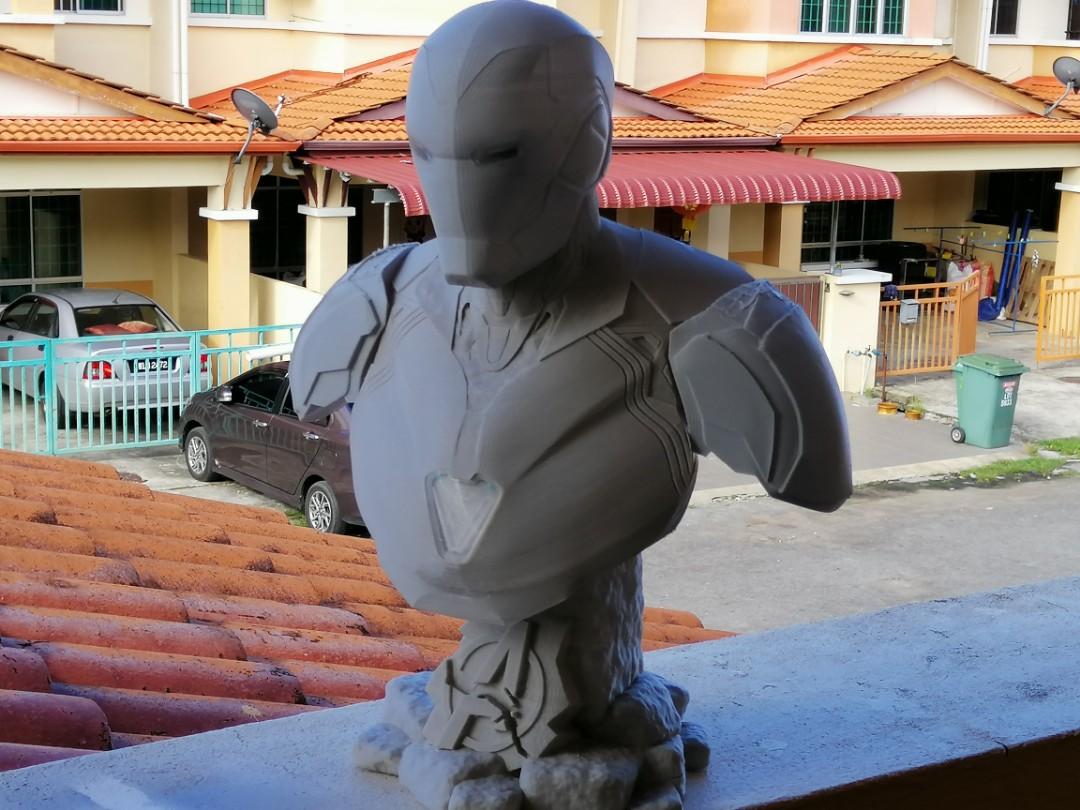 3D iron man mark 85 bust, Hobbies & Toys, Collectibles & Memorabilia ...