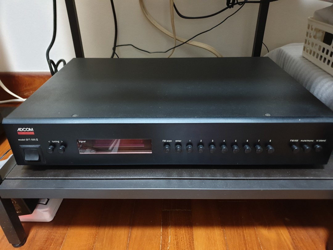 Adcom Stereo Tuner GFT 555II, Audio, Other Audio Equipment on Carousell