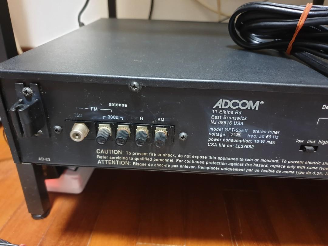 Adcom Stereo Tuner GFT 555II, Audio, Other Audio Equipment on Carousell