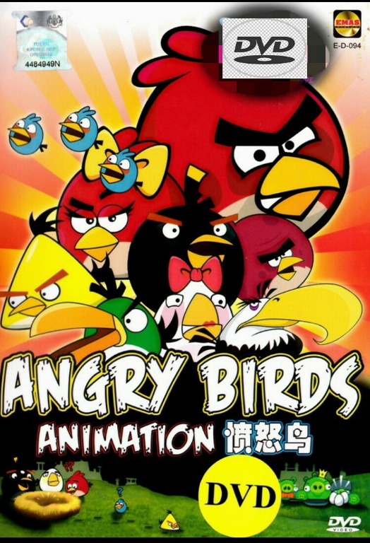 Angry Birds Chinese Animation Series DVD, Hobbies & Toys, Music & Media ...