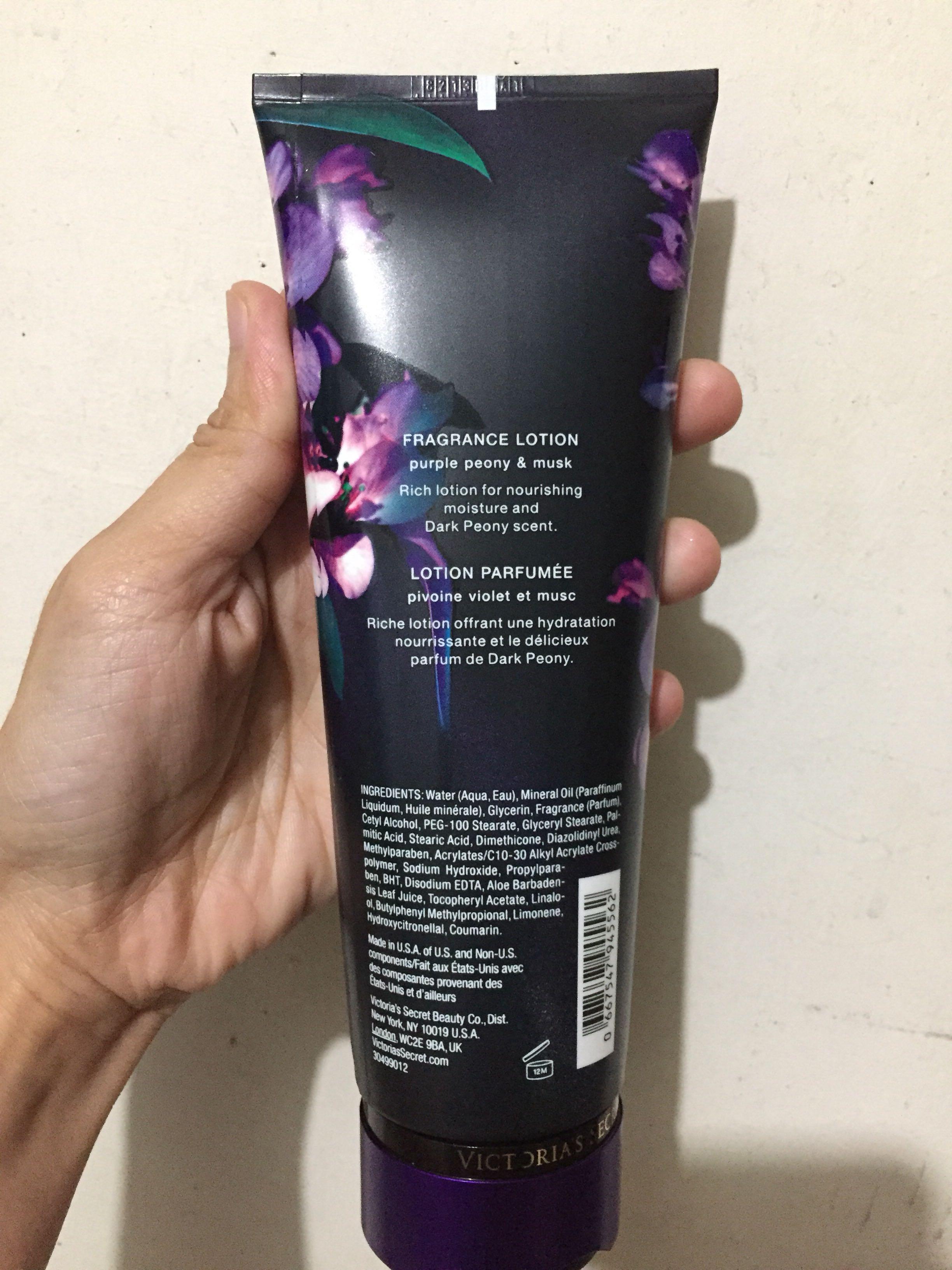 Authentic Victorias Secret Dark Peony Lotion, Beauty & Personal Care ...