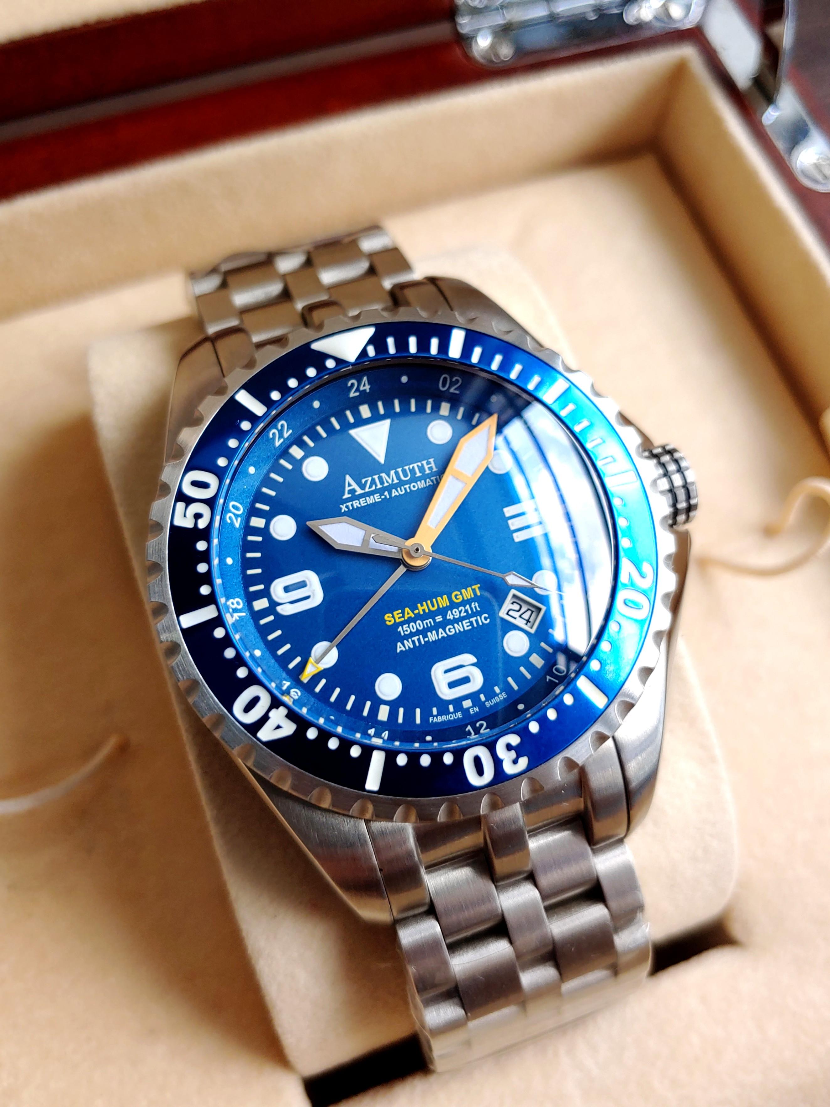 Azimuth Xtreme-1 Sea-Hum GMT Automatic Watch, Mobile Phones & Gadgets ...