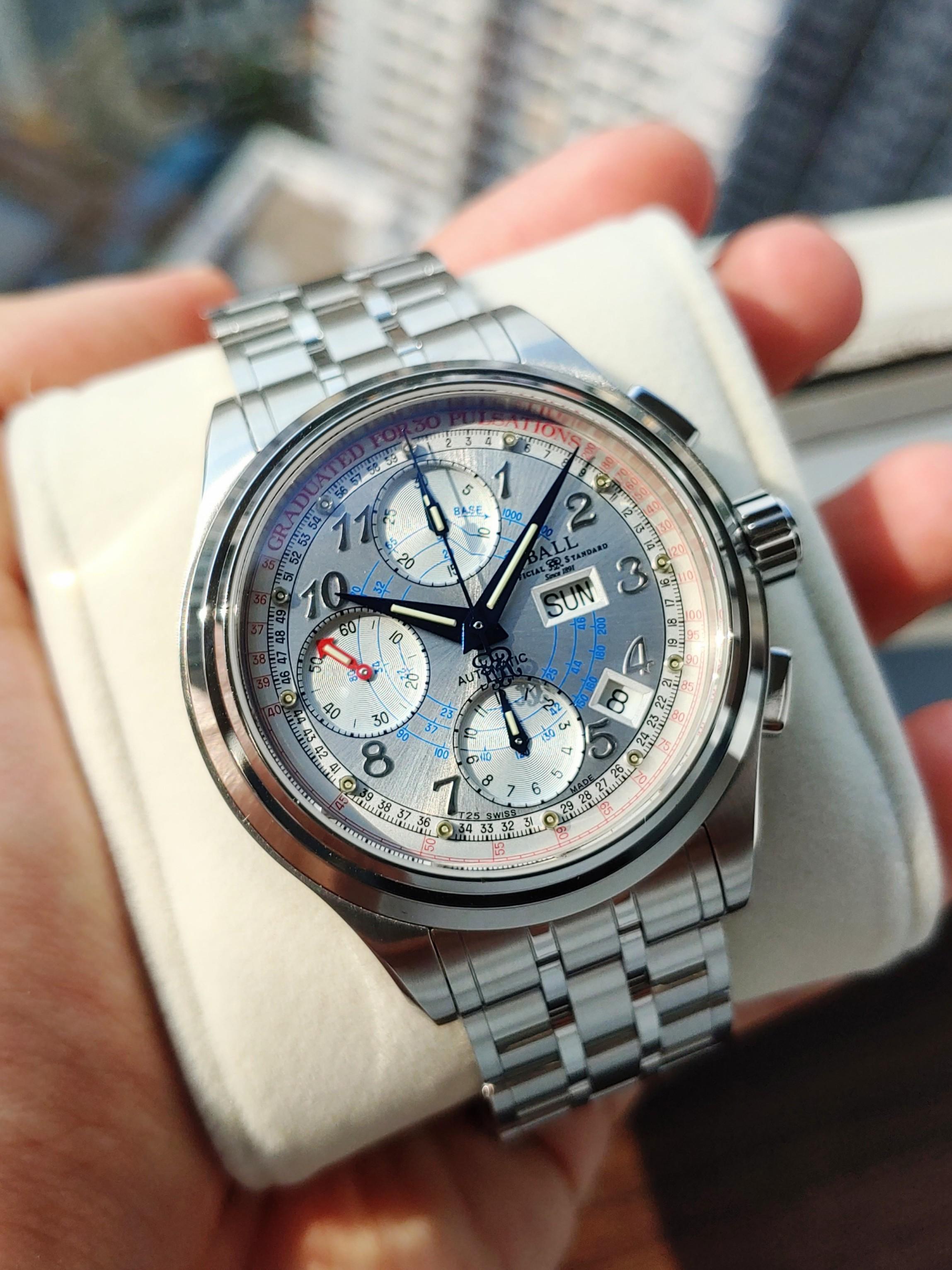 Ball Trainmaster Pulse Meter Automatic Chronograph, Mobile Phones ...