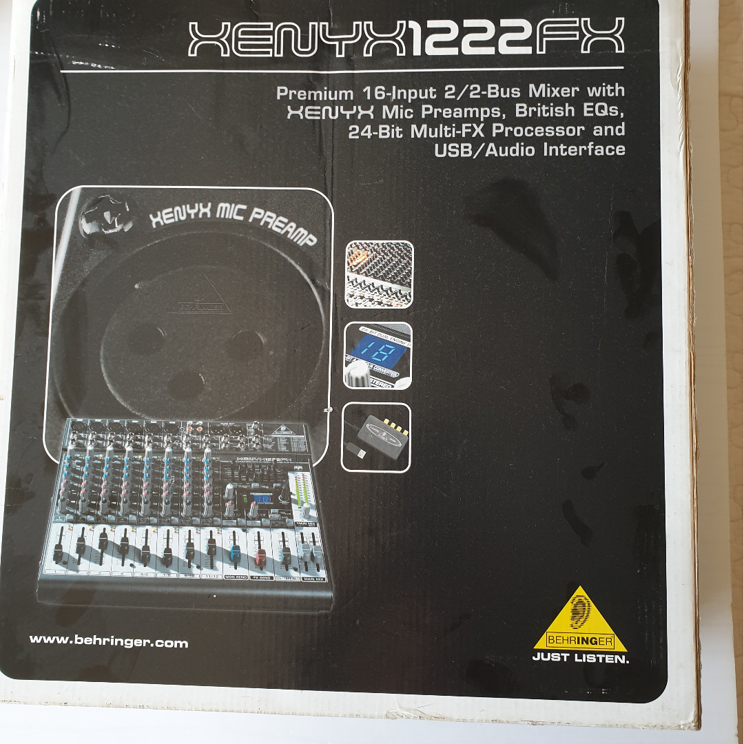 BEHRINGER XENTYX 1222FX Mixer, Audio, Other Audio Equipment on Carousell