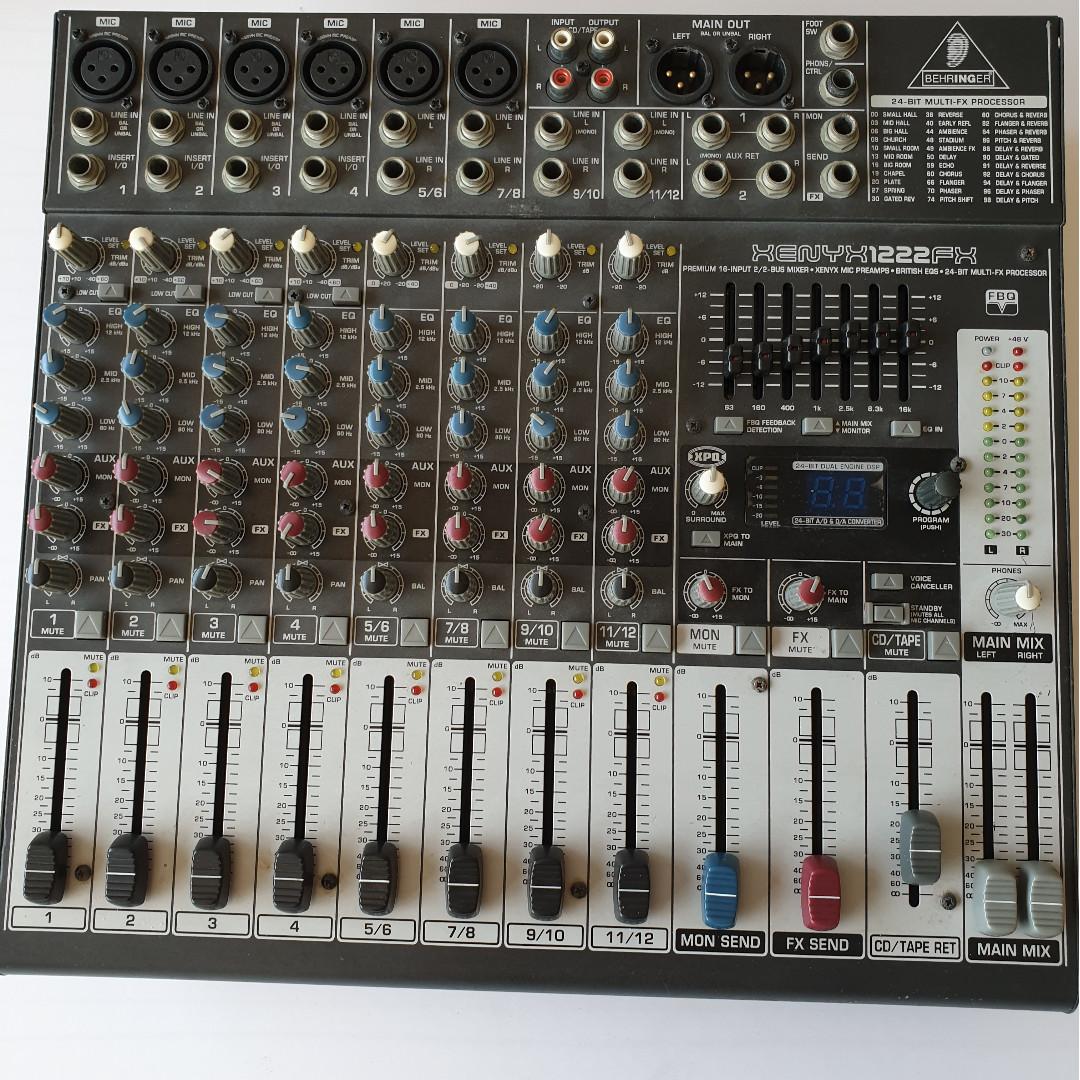 BEHRINGER XENTYX 1222FX Mixer, Audio, Other Audio Equipment on Carousell