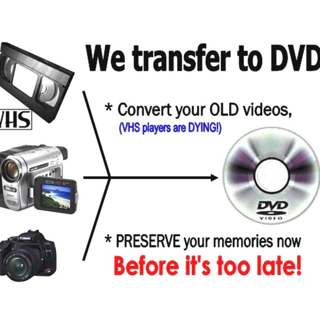 Beta/VHS/V8/Hi8/MiniDv/Casette Transfer to DVD/MP4/MP3, Hobbies & Toys, Music & Media, Music ...