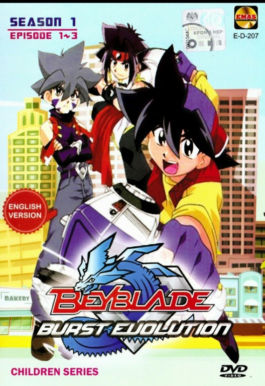 BeyBlade Burst Evolution Season 1 Chinese Animation Series DVD, Hobbies ...