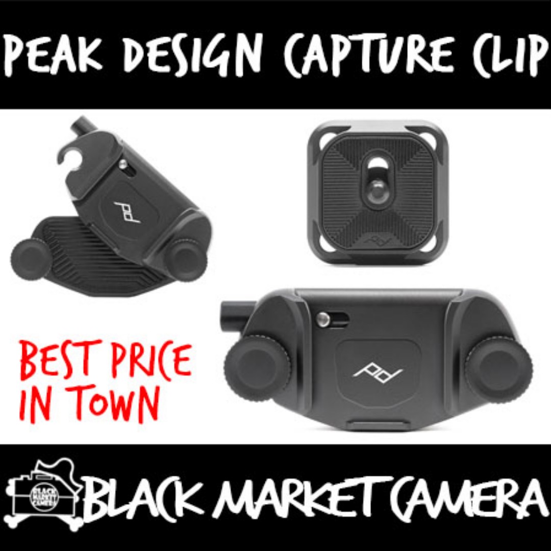 [BMC] Peak Design Capture Camera Clip Set / Clip Only (Black/Silver ...