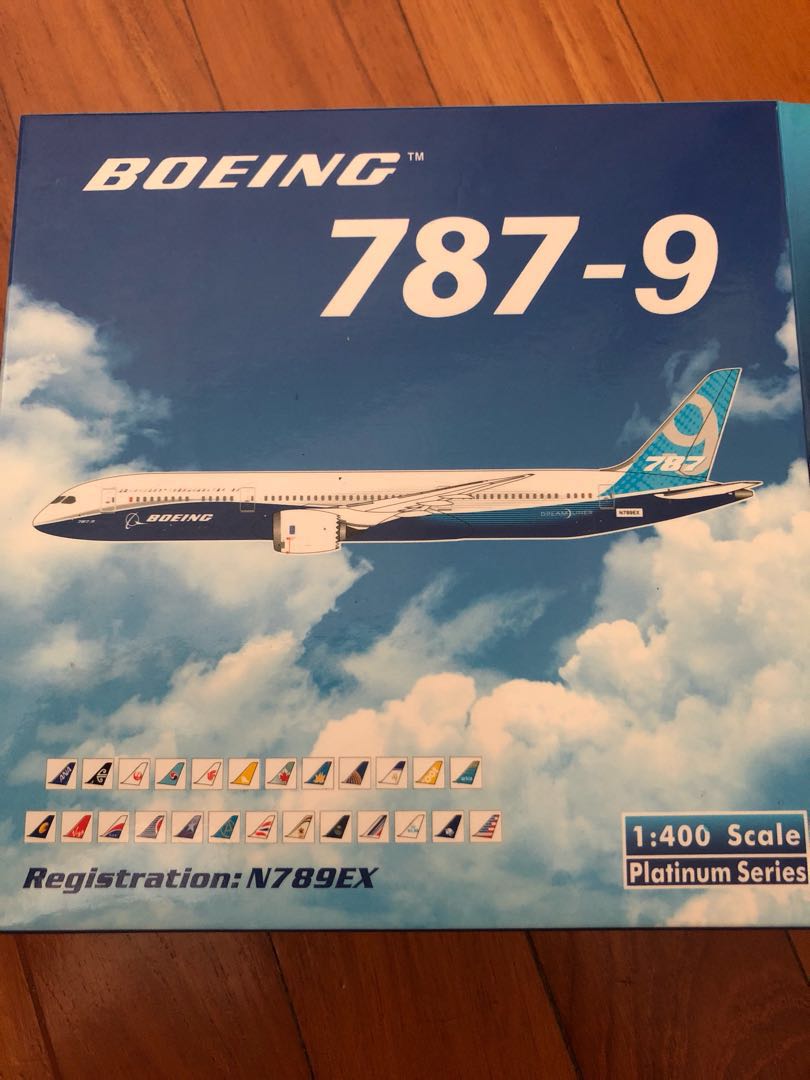 Boeing 787-9 model, Hobbies & Toys, Toys & Games on Carousell