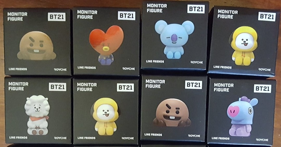 BT21 Monitor Figure, Hobbies & Toys, Memorabilia & Collectibles, K-Wave on Carousell