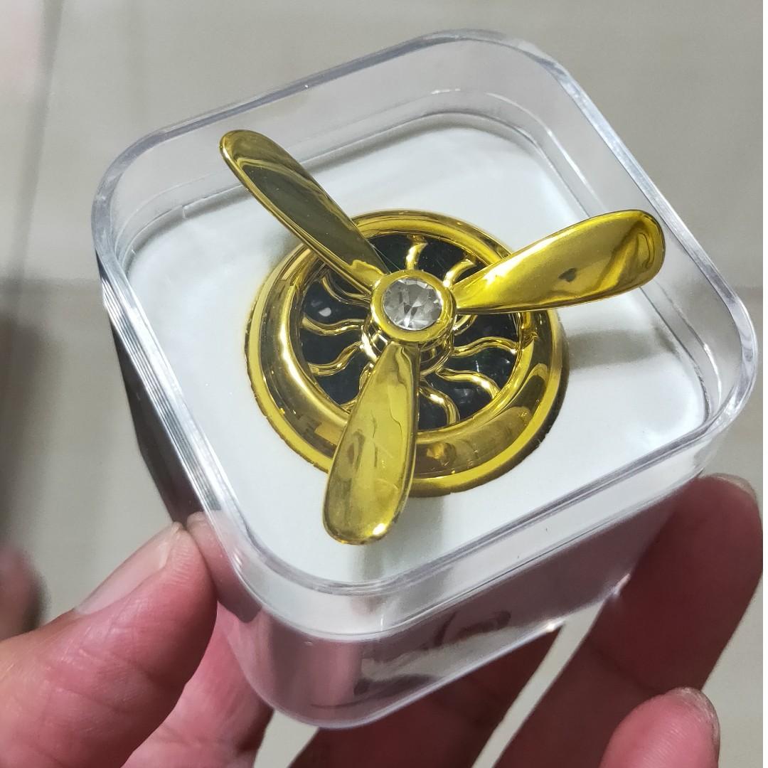 Car Perfume Air Refreshener Spinning fan clip for air-con vent. FUN, Car Accessories ...