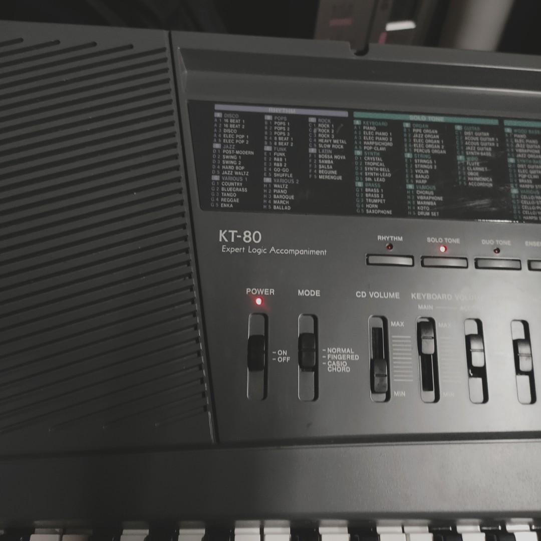 casio kt80 keyboard, Hobbies & Toys, Music & Media, Musical Instruments ...