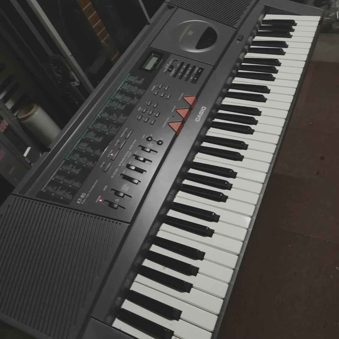 casio kt80 keyboard, Hobbies & Toys, Music & Media, Musical Instruments ...
