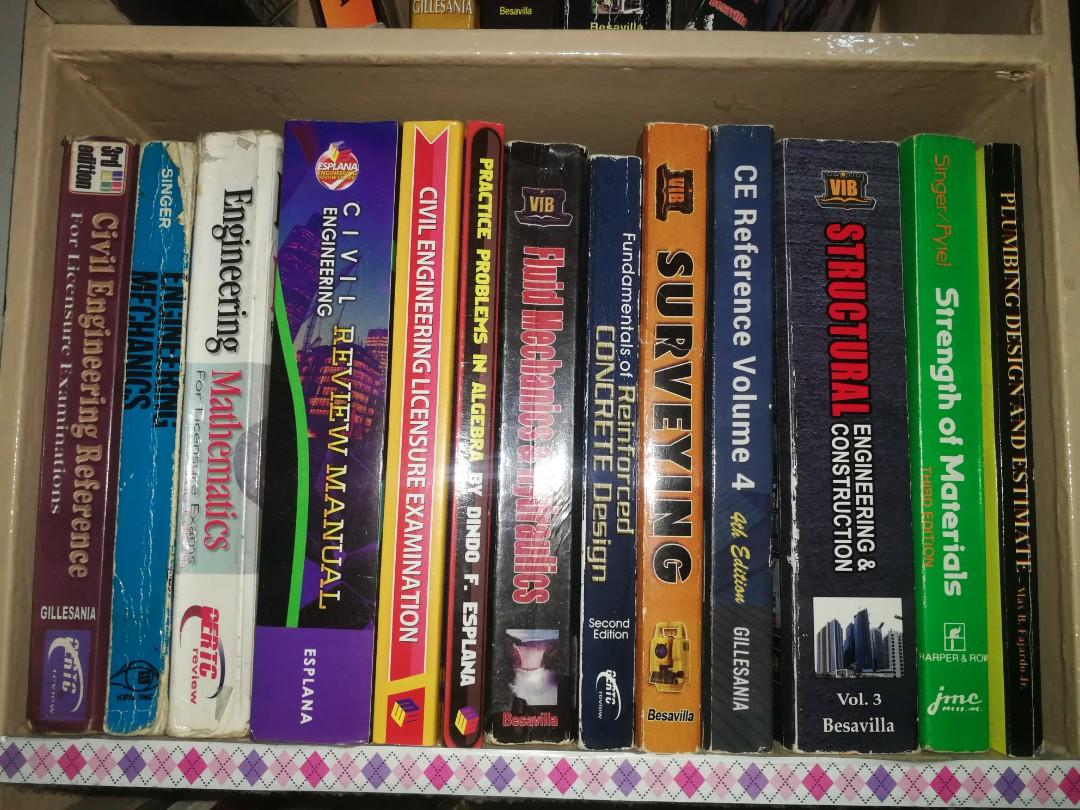 CIVIL ENGINEER BOOKS (100php-350php), Hobbies & Toys, Books & Magazines ...