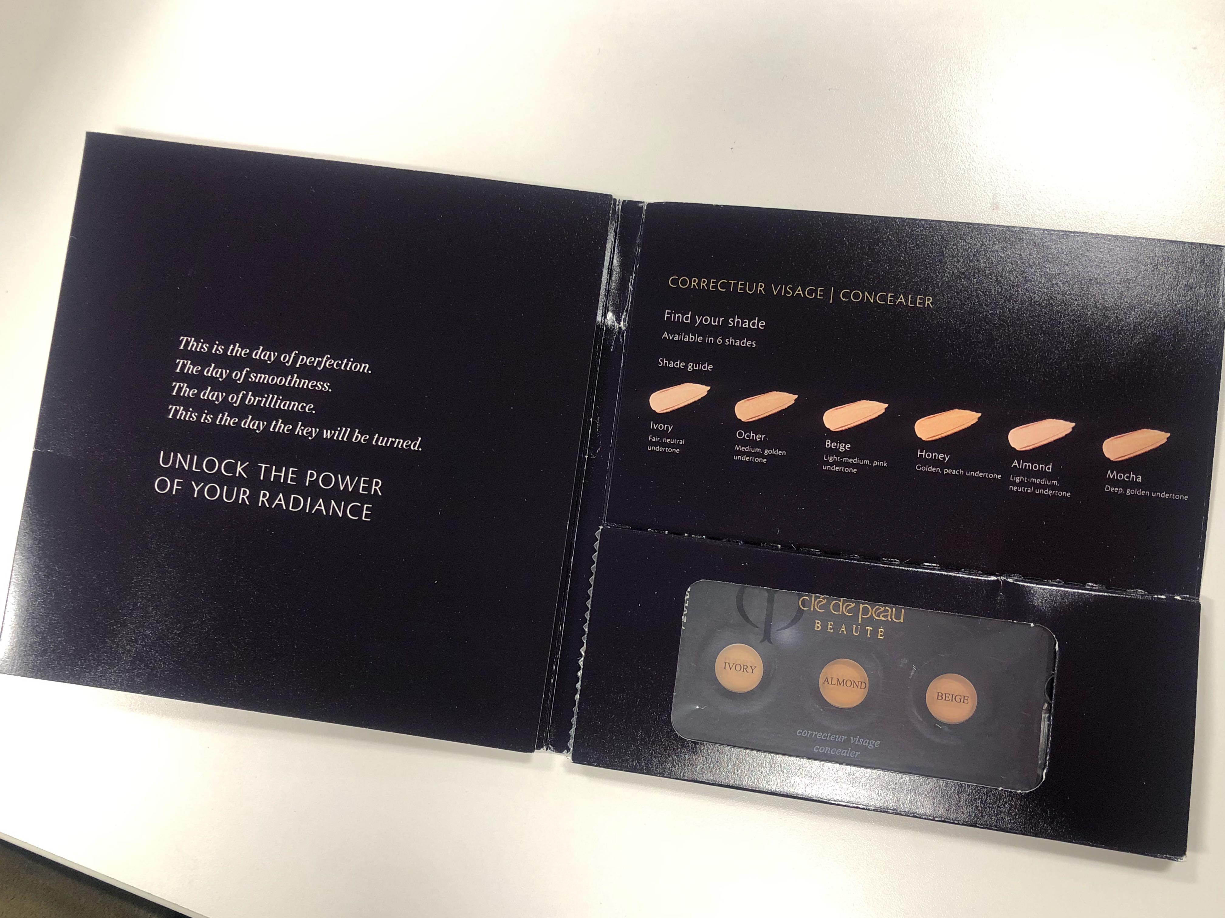 減價！Cle De Peau Concealer Sample 3 Color, 美容＆化妝品, 健康及美容 - 皮膚護理, 化妝品 ...