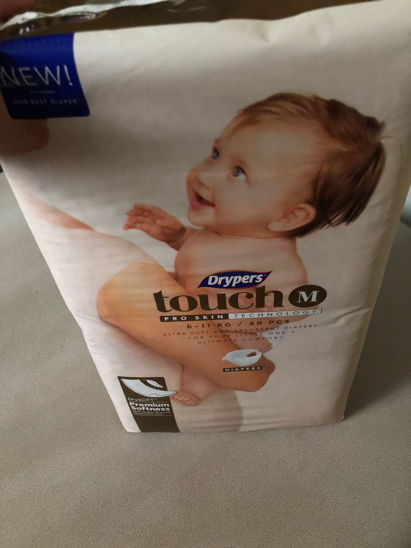DRYPERS TOUCH DIAPER (MEDIUM TAPED) , Babies & Kids, Bathing & Changing ...