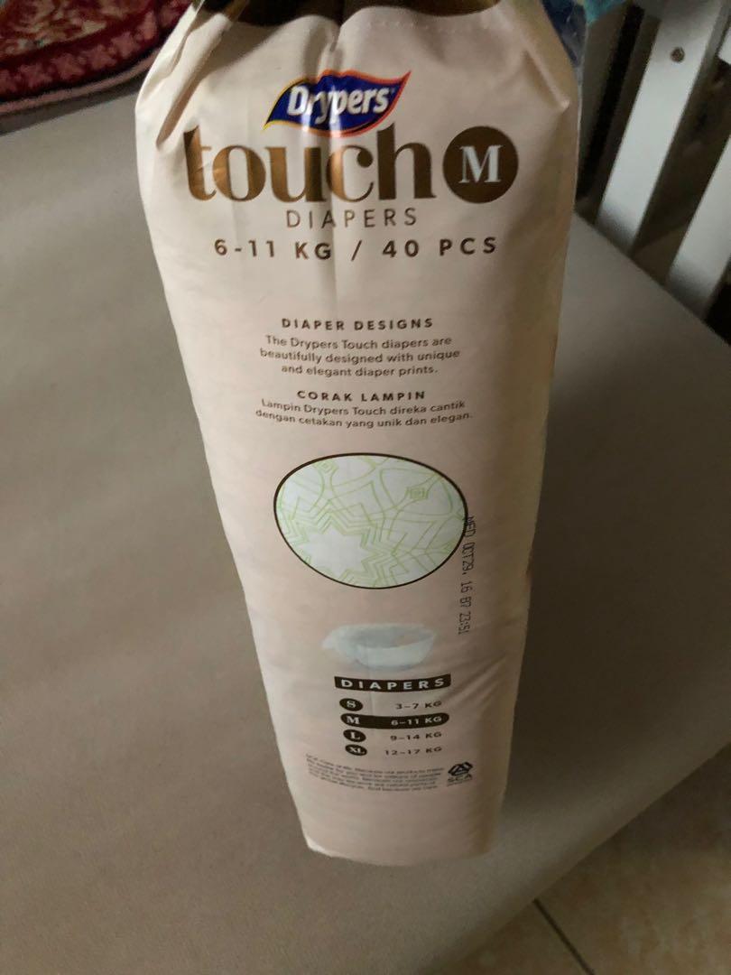 DRYPERS TOUCH DIAPER (MEDIUM TAPED) , Babies & Kids, Bathing & Changing ...